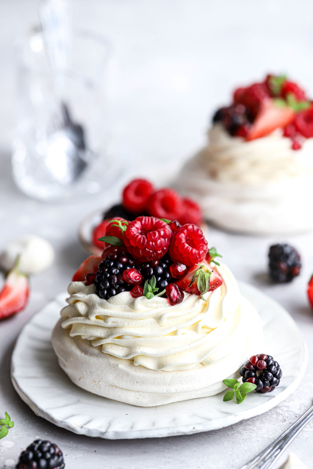 Super Simple Vegan Meringue Nests