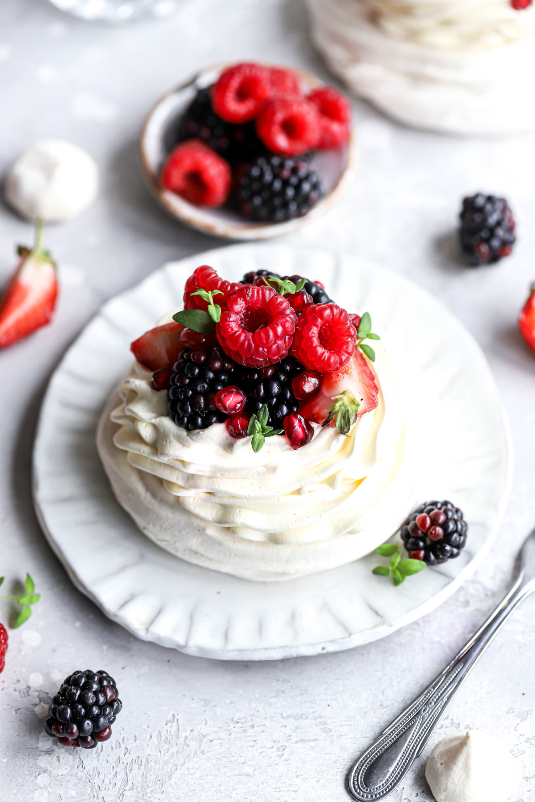 Super Simple Vegan Meringue Nests