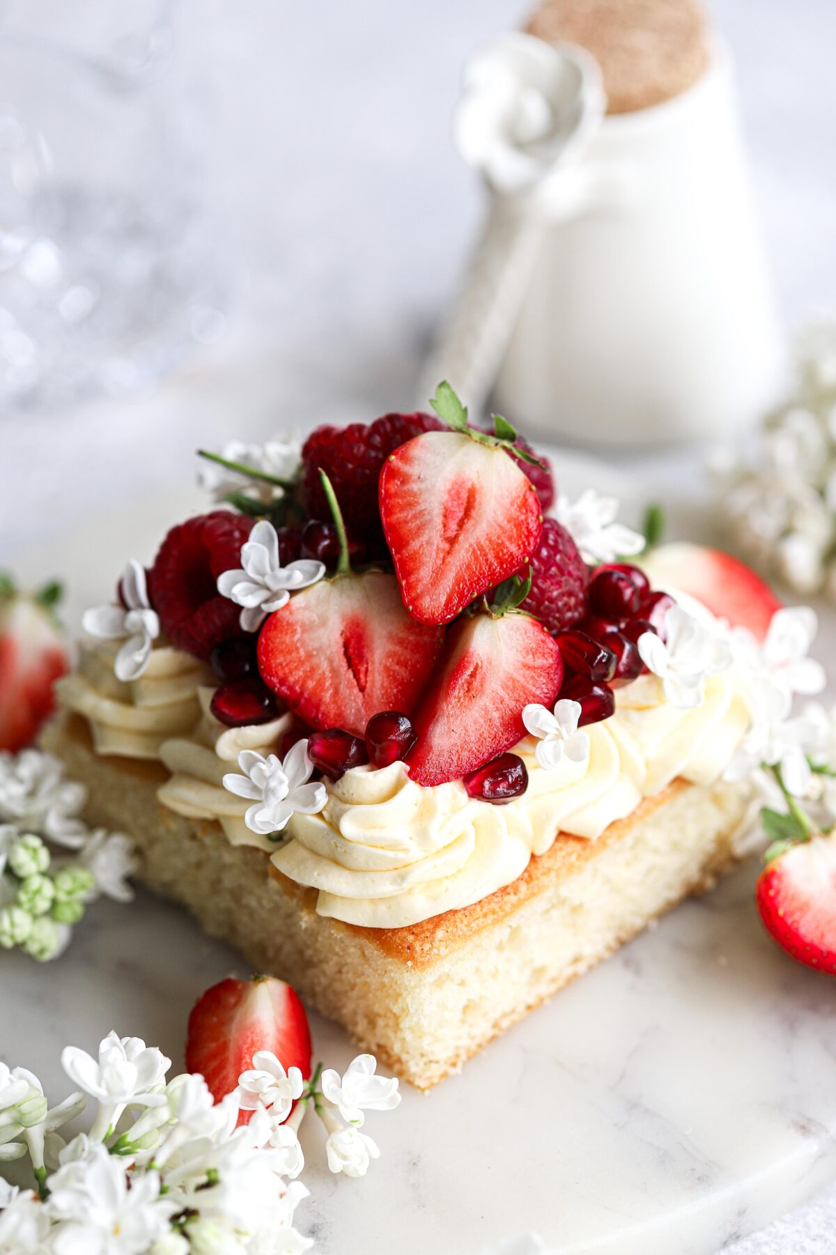 Simple Vanilla Sheet Cake